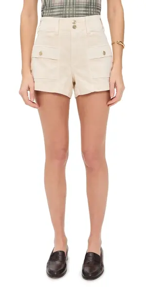 Paige Olivia Cargo Shorts - Quartz Sand