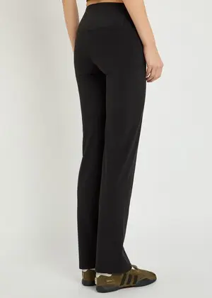 Vuori Allthefeels Stretch-jersey Straight-leg Leggings - Black