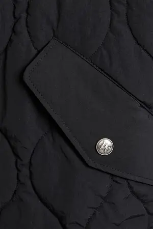 Palm Angels Quilted Shell Bomber Jacket