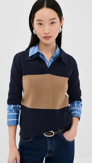 TWP Slightly Oversized Cashmere Polo
