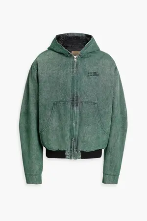 MAISON MARGIELA Denim Hooded Jacket - Green