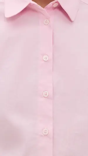 PERFECTWHITETEE Naomi Cotton Poplin Button-down Shirt