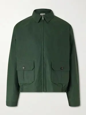 BODE Waxed-cotton Blouson Jacket