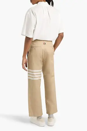 Thom Browne Striped Cotton-twill Trousers