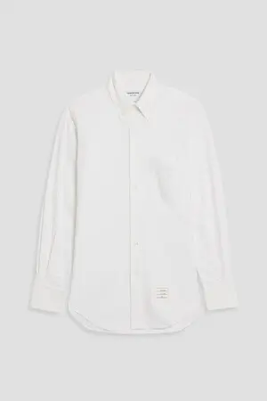 Thom Browne Cotton Oxford Shirt - White