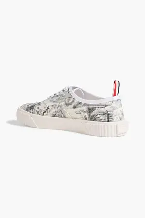 Thom Browne Printed Canvas Sneakers
