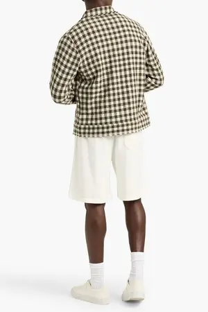 THE ELDER STATESMAN Gingham Cashmere Jacket