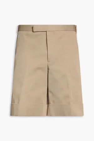 Thom Browne Cotton-twill Shorts - Beige