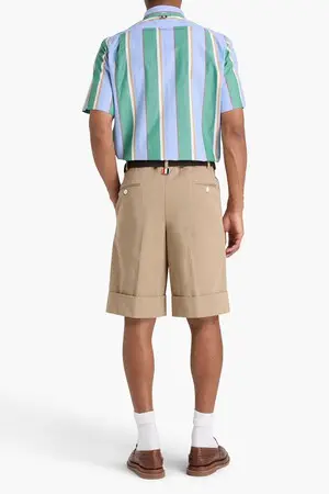 Thom Browne Cotton-twill Shorts - Beige