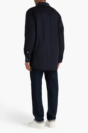 Thom Browne Quilted Cashmerefelt Down Overshirt