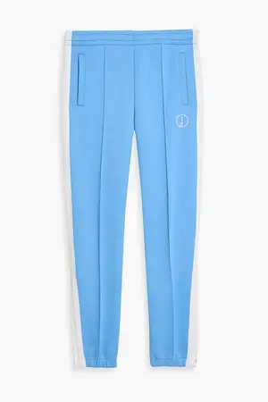 Dunhill Striped Jersey Track Pants - Light Blue