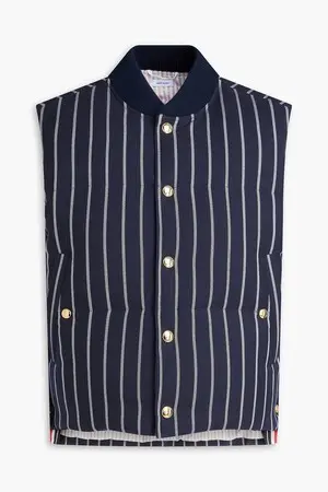 Thom Browne Striped Wool Down Vest