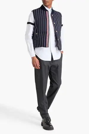 Thom Browne Striped Wool Down Vest