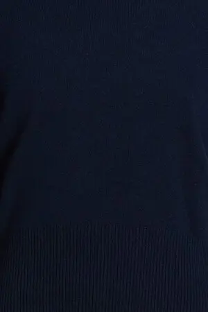 Thom Browne Striped Cashmere Turtleneck Sweater - Midnight Blue