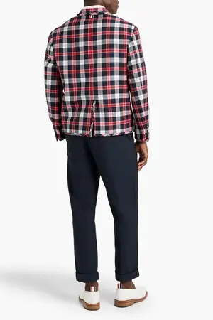 Thom Browne Checked Woolblend Twill Blazer