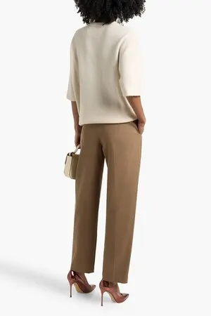 Brunello Cucinelli Ribbed Alpaca And Cotton-blend Sweater