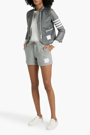 Thom Browne Cotton-blend Tweed Shorts - Gray