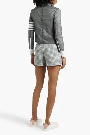 Thom Browne Cotton-blend Tweed Shorts - Gray