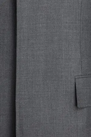 Thom Browne Wool-twill Coat - Dark Gray