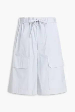 JIL SANDER Pinstriped Cotton Shorts