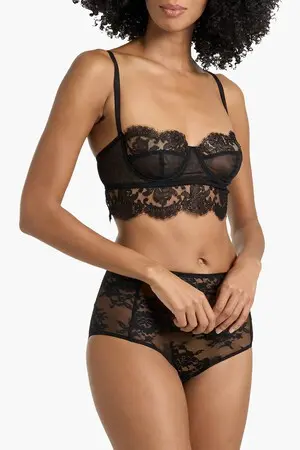 Dolce & Gabbana Lace And Tulle Underwired Bralette