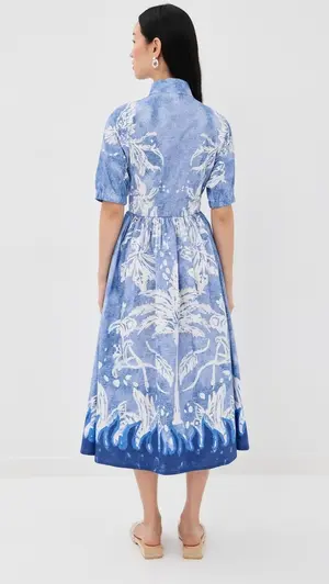 Stella Jean Printed Midi Dress