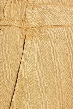Frescobol Carioca Mendes Striped Lyocell-blend Pants - Camel