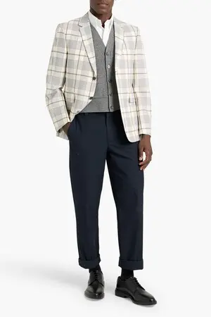 Thom Browne Checked Wooltweed Blazer