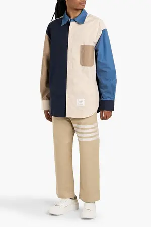 Thom Browne Colorblock Cottontwill Shirt