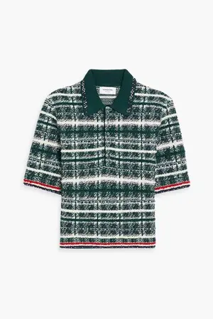 Thom Browne Checked Woolblend Polo Sweater