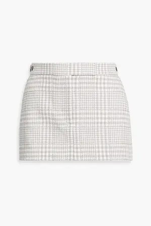 Thom Browne Cotton-tweed Mini Skirt