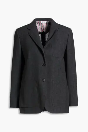 Thom Browne Wool Blazer - Dark Gray