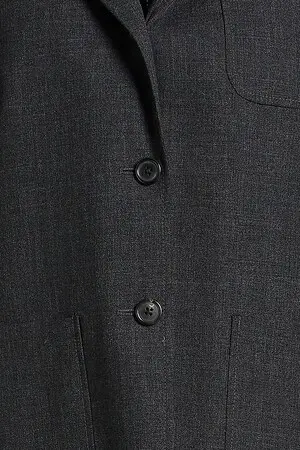 Thom Browne Wool Blazer - Dark Gray