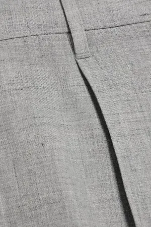 Brunello Cucinelli Linen And Wool-blend Straight-leg Pants