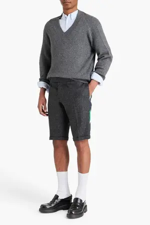 Thom Browne Wool-flannel Shorts