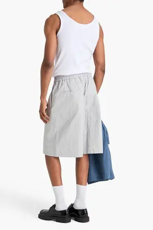 JIL SANDER Crinkled Cotton Shorts