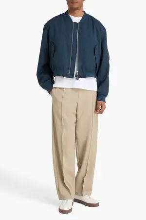 JIL SANDER Twill Bomber Jacket