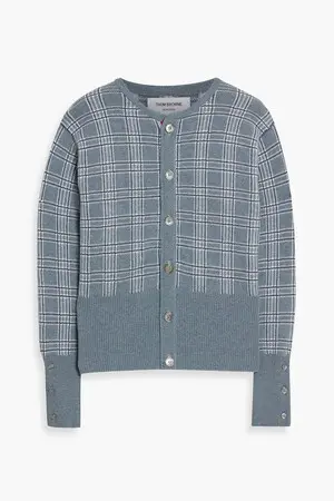 Thom Browne Checked Cashmere Cardigan