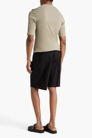 JIL SANDER Cotton-poplin Cargo Shorts