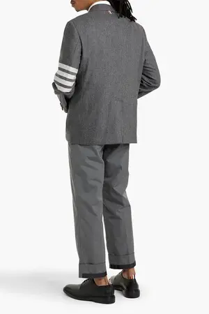 Thom Browne Striped Wool And Cashmere-blend Felt Blazer