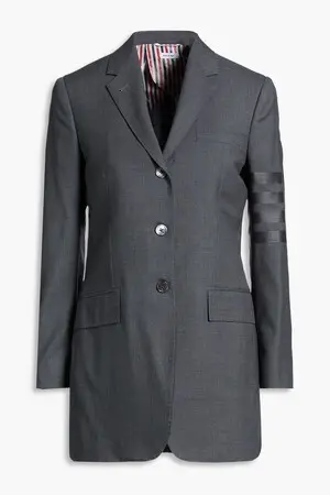 Thom Browne Wool Blazer - Dark Gray