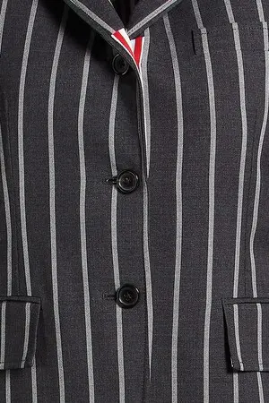 Thom Browne Striped Wool Blazer