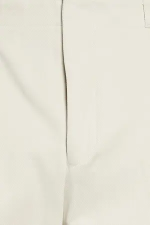 Thom Browne Cotton-gabardine Shorts - Ecru