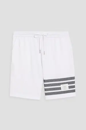 Thom Browne Striped Cotton-piqué Drawstring Shorts