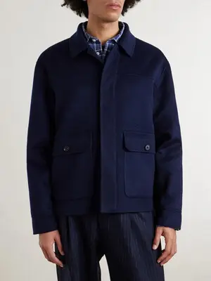 Mr P. Double-faced Cashmere Chore Jacket