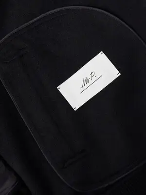 Mr P. Double-faced Wool And Cashmere-blend Hooded Jacket