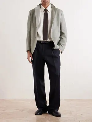 Eleventy Slim-fit Linen Blazer