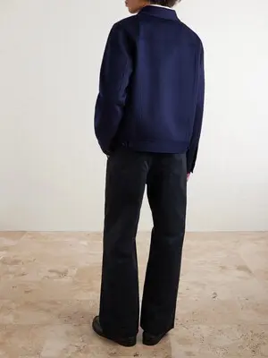 Mr P. Double-faced Wool And Cashmere-blend Trucker Jacket