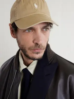 Polo Ralph Lauren Logo-embroidered Cotton-twill Baseball Cap - Neutrals