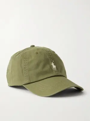 Polo Ralph Lauren Logo-embroidered Cotton-twill Baseball Cap - Green